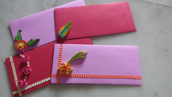 Simple Quilling Designs For Envelopes