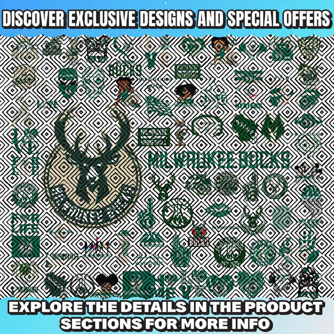 80 Files Milwaukee-bucks Team Bundles Svg, Milwaukee-bucks Svg, N-B-A ...