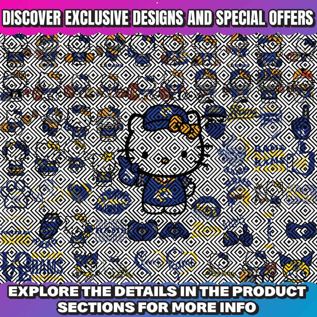 310 Hello-kitty Los-angeles-rams Logo Files Svg, Los-angeles-rams Svg ...