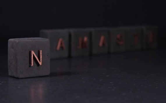 Custom Concrete Block Letters Charcoal Copper Beton Wood - Etsy