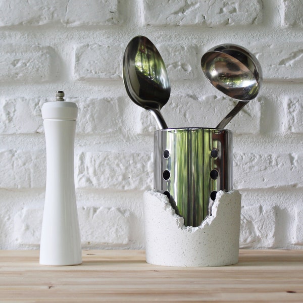 Modern Utensil Jar - Etsy
