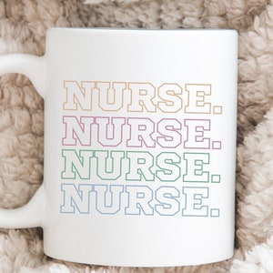 Nurse Coffee Cup, Nurse Fuel, Nurses and Caffeine, Coffee Mug, Gift for ...