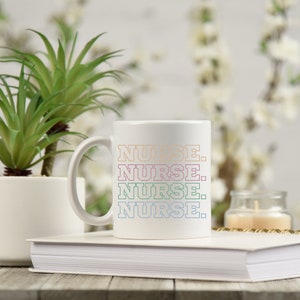 Nurse Coffee Cup, Nurse Fuel, Nurses and Caffeine, Coffee Mug, Gift for ...