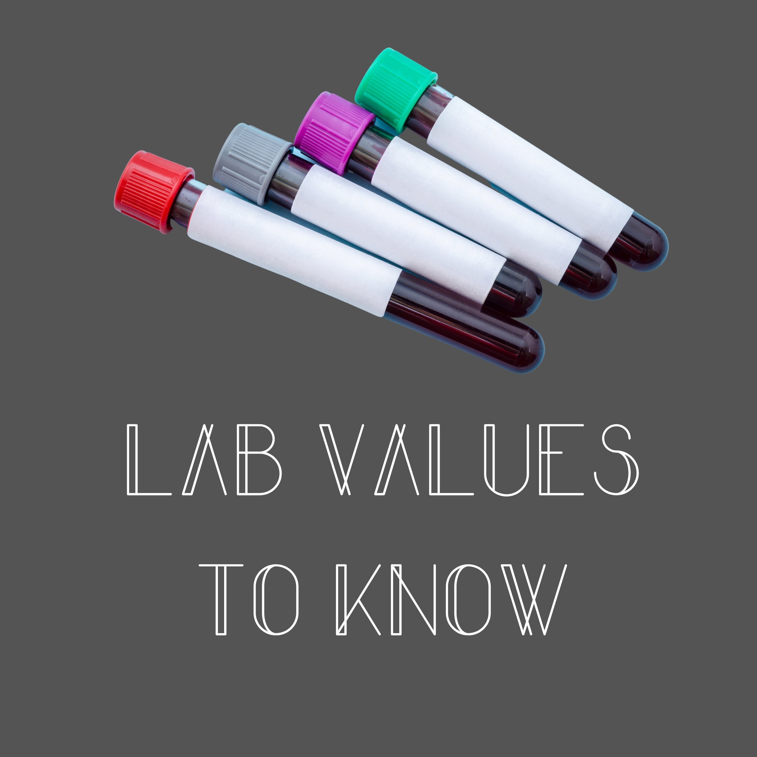 Lab Value Nursing Cheat Sheet, Nursing Student Study Guide, NCLEX Lab ...