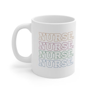 Nurse Coffee Cup, Nurse Fuel, Nurses and Caffeine, Coffee Mug, Gift for ...