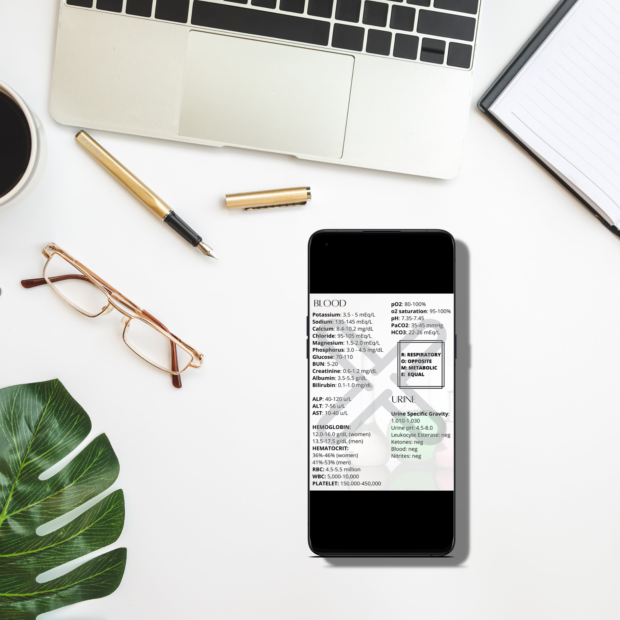 Condensed Nursing Lab Value Cheat Sheet, Nursing School Study Guide ...