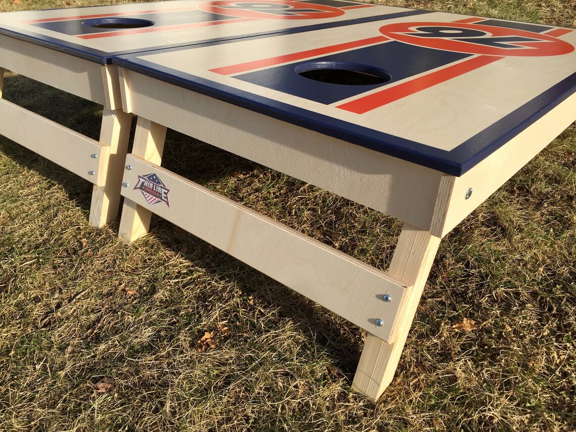 Busines Logo Cornhole Boards Custom Logo Cornhole Boards - Etsy