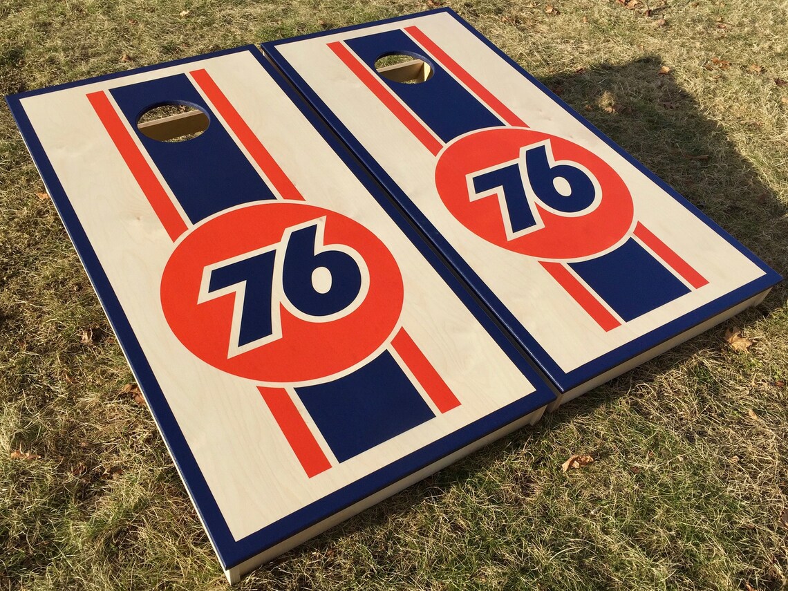 Busines Logo Cornhole Boards Custom Logo Cornhole Boards - Etsy