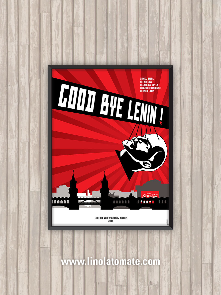 GOOD BYE LENIN, l’affiche revisitée par Lino la Tomate