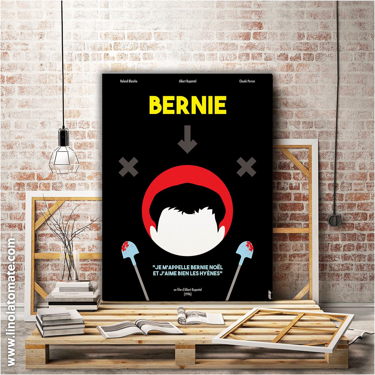 BERNIE, l'affiche revisitée par Lino la Tomate