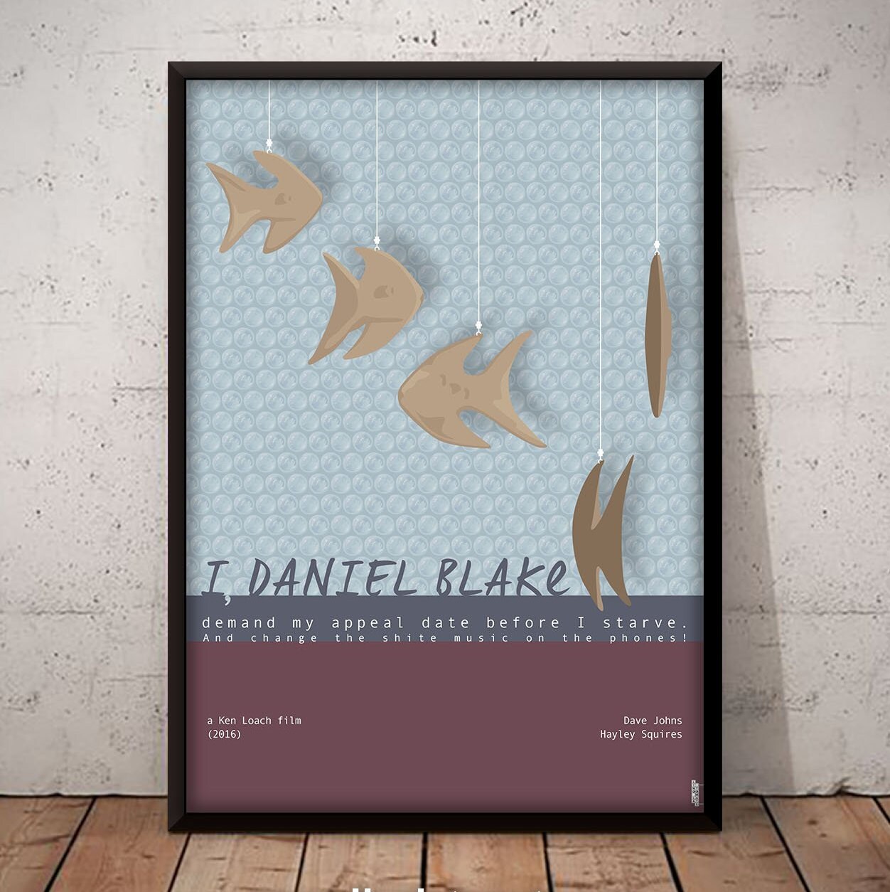 MOI, DANIEL BLAKE (I, Daniel Blake), l’affiche revisitée par Lino la ...