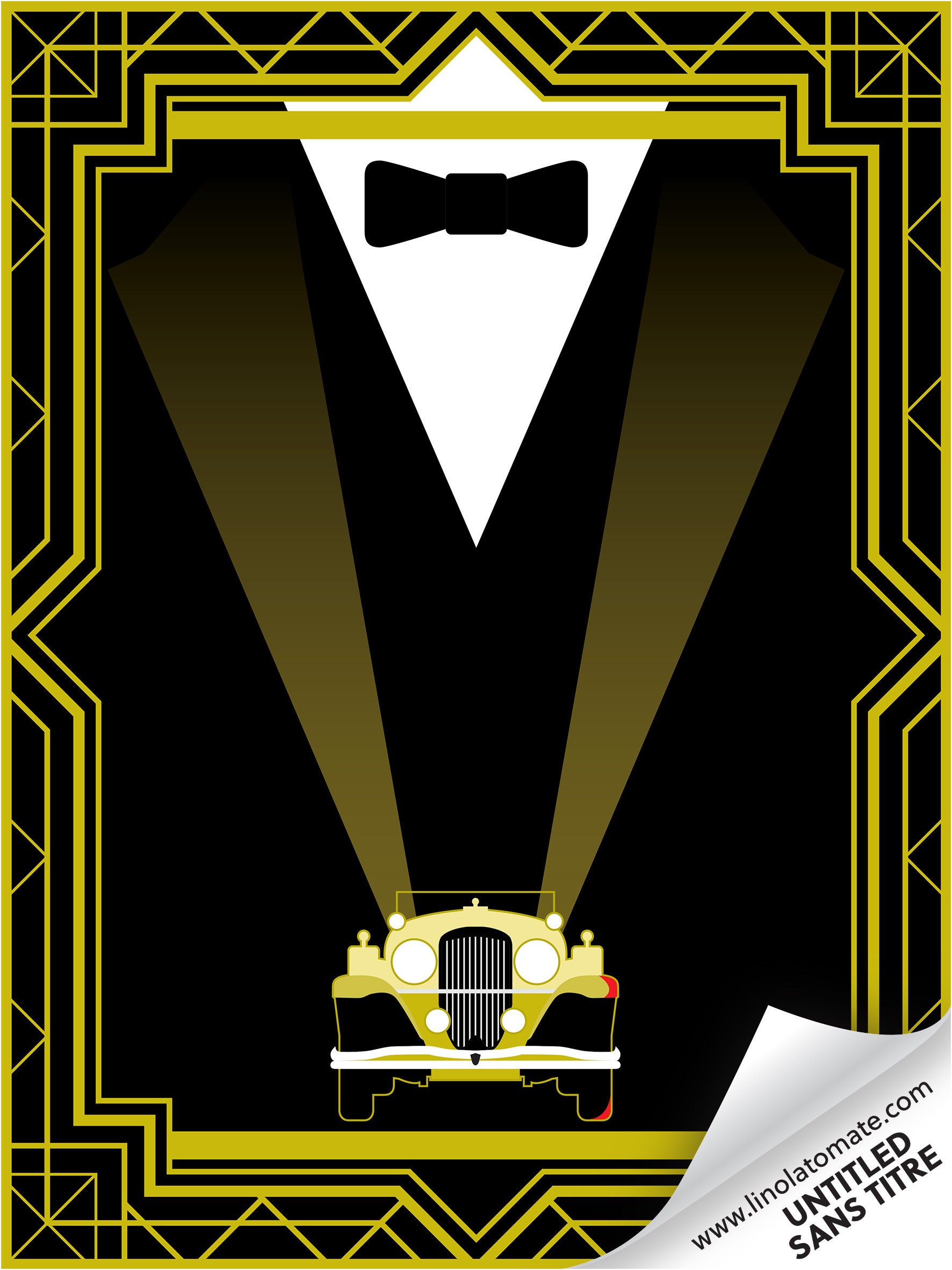 The Great Gatsby A4 Movie Poster Print Prints Art & Collectibles etna ...