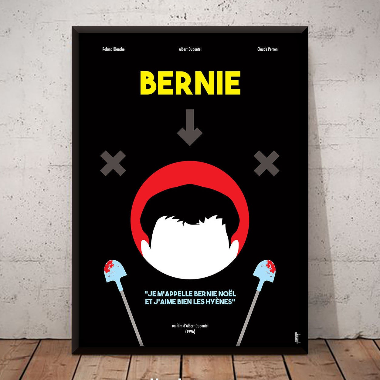 BERNIE, l'affiche revisitée par Lino la Tomate