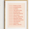 50 Printable Spanish Self-care Affirmations, Digital Downloads, 5x7 PDF ...