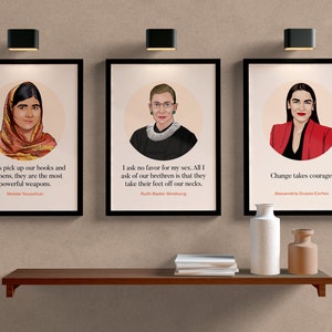Malala Yousafzai Poster, Malala Art Print, Classroom Art Print ...