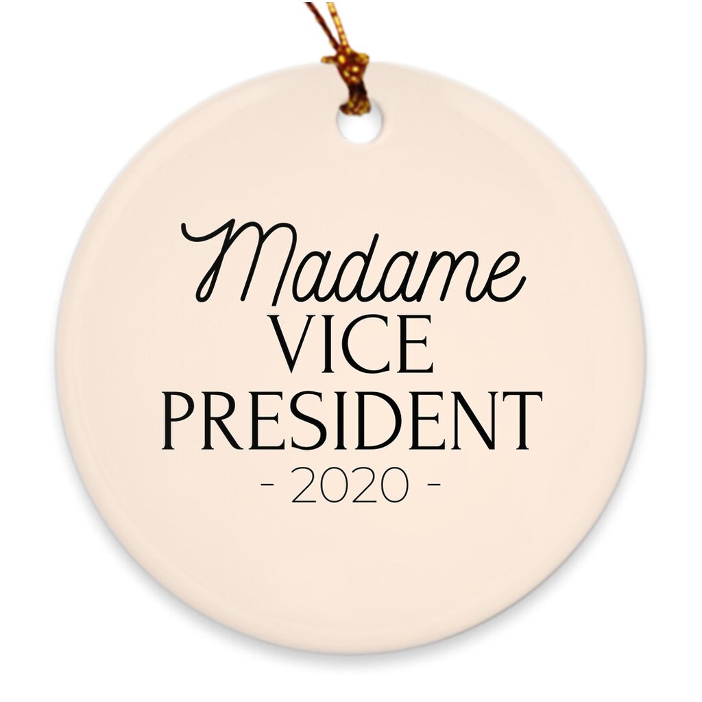 Kamala Harris Madame Vice President Feminist Ornament Kamala - Etsy