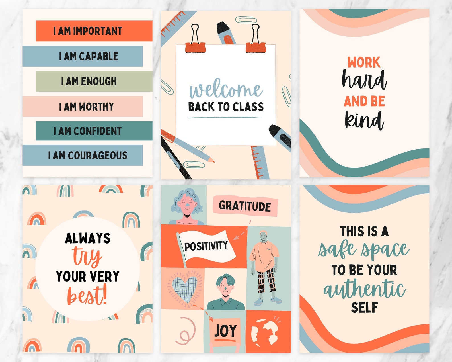 PRINTABLE Elementary Classroom Wall Art Digital Download - Etsy