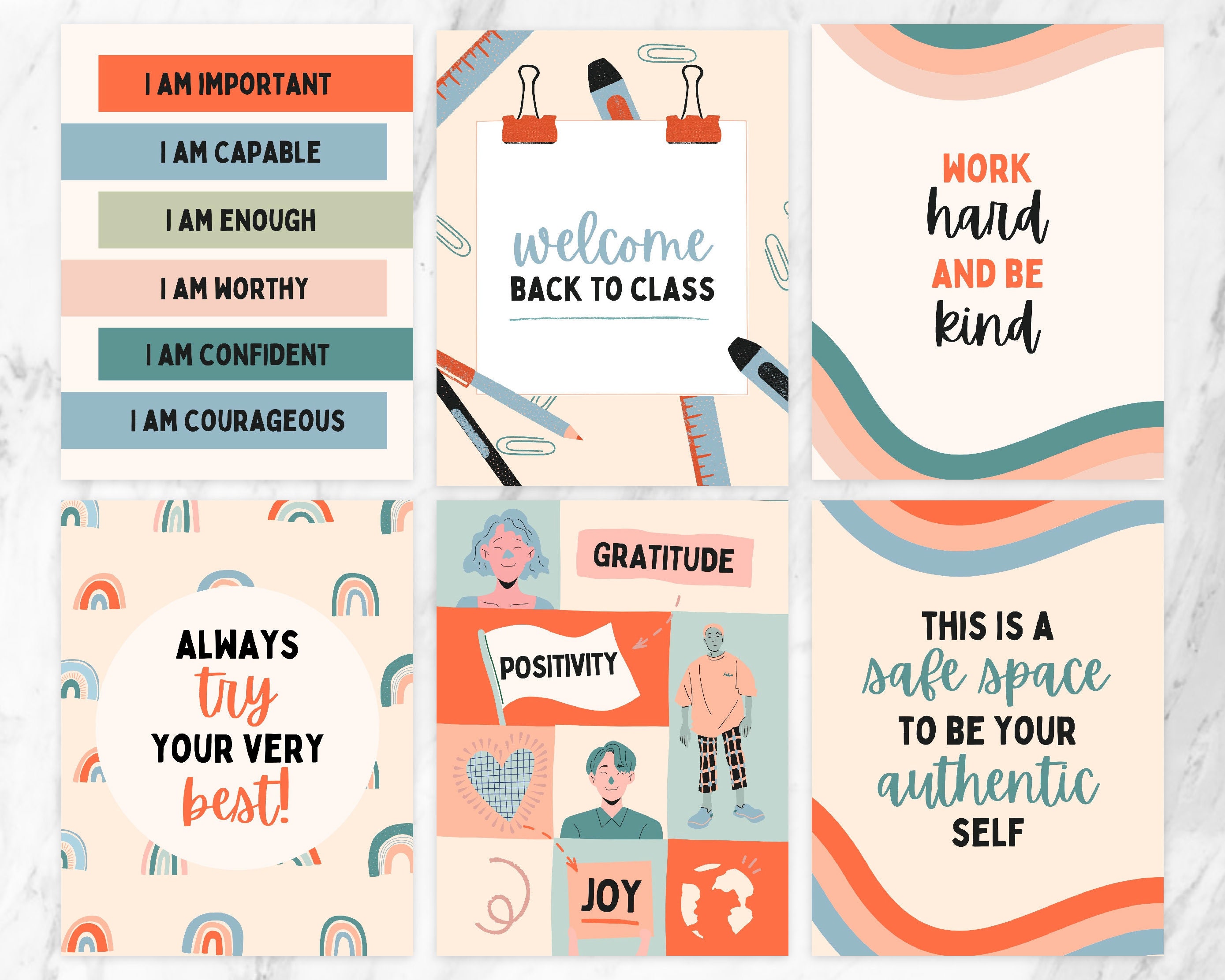 PRINTABLE Elementary Classroom Wall Art Digital Download - Etsy