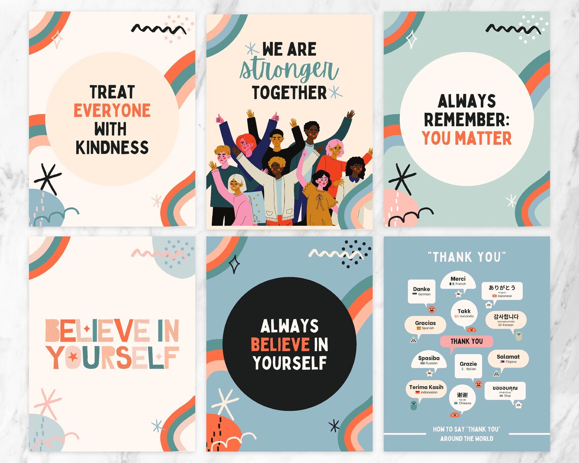 PRINTABLE Elementary Classroom Wall Art Digital Download - Etsy