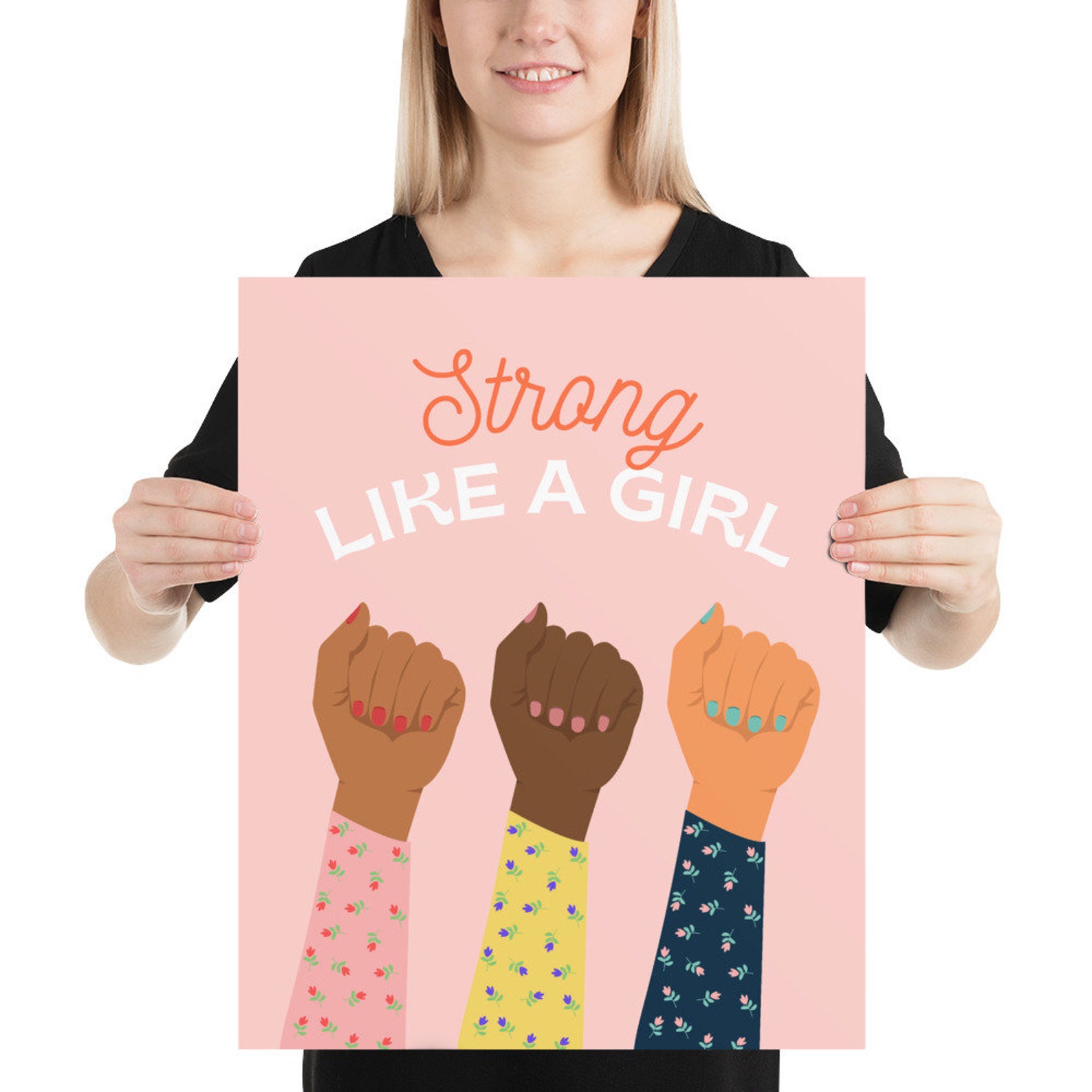 Feminist Poster Feminist Wall Art Feminist Art Print Girl | Etsy