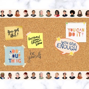 Strong Women of History Classroom Border, Women's History Month ...