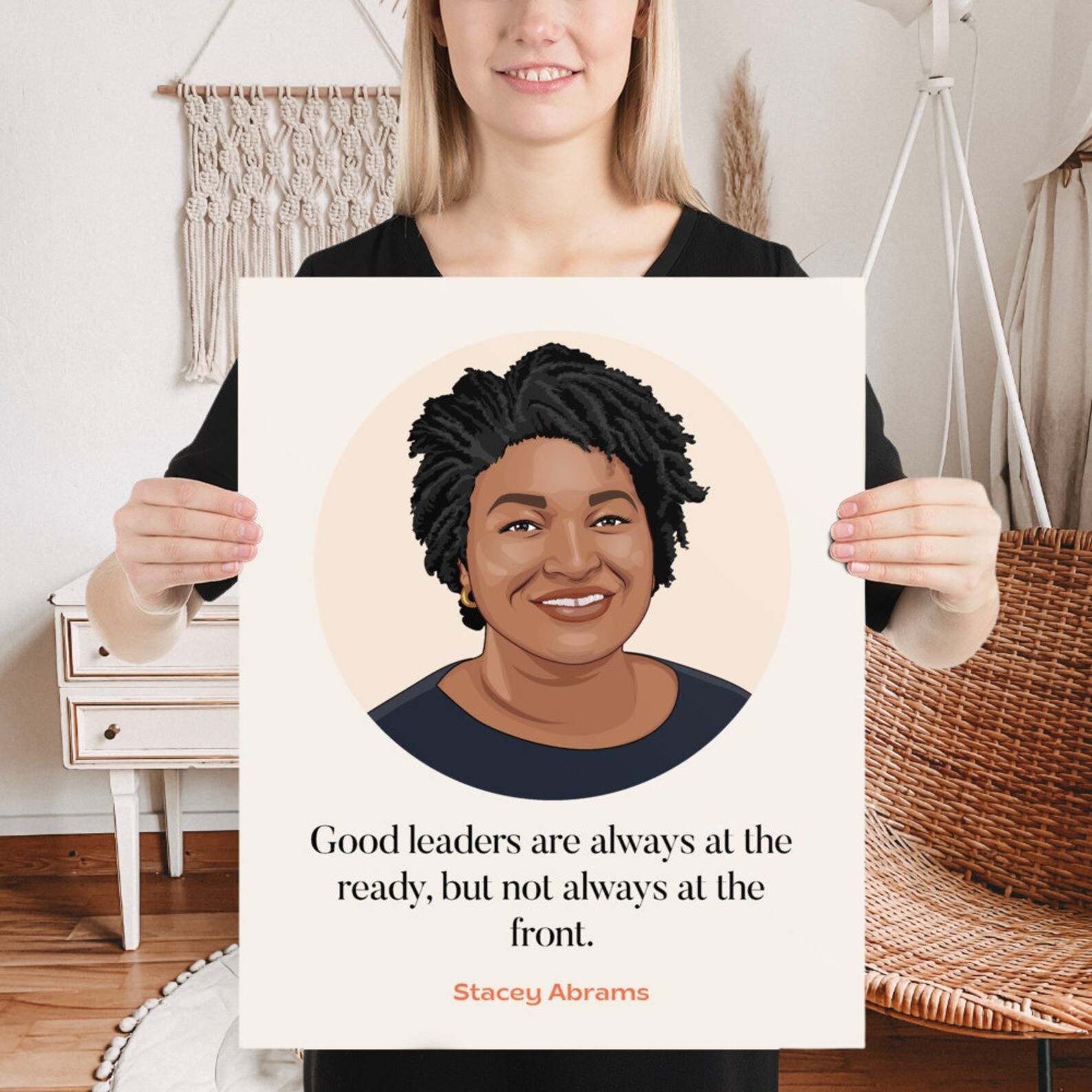 Stacey Abrams Poster, Feminist Print, Georgia Voter Poster, Activism ...