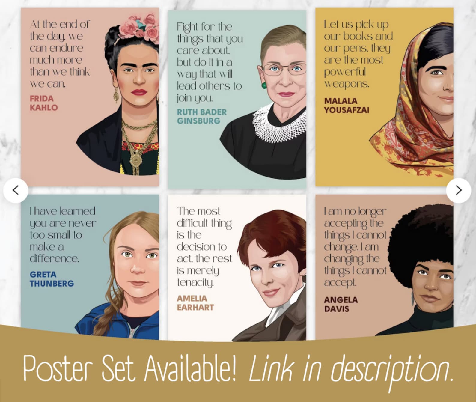 PRINTABLE Feminist Bookmarks, Empowering Women Bookmarks, Bookmarks ...