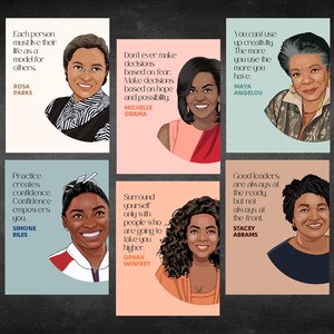 Printable Set of Empowered Black Women of History, Classroom Posters ...