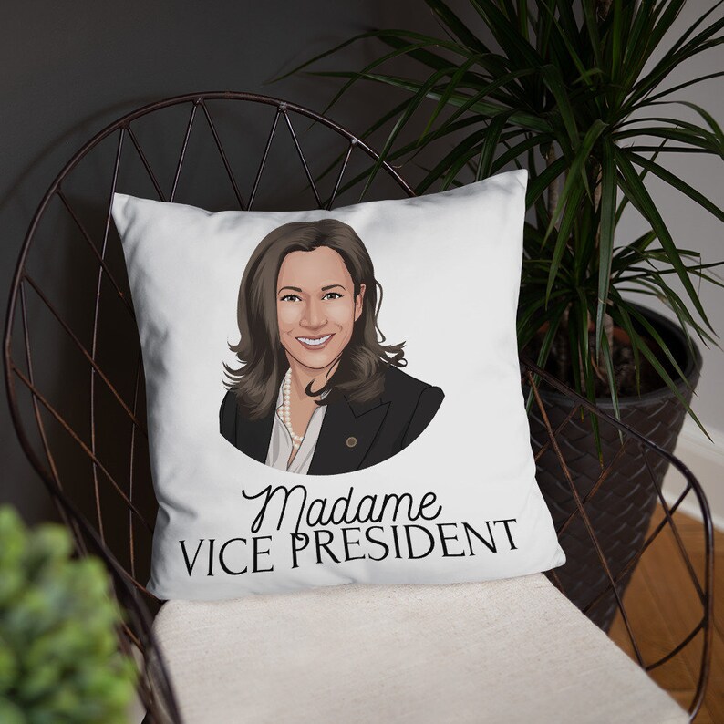 Madame Vice President Kamala Harris Pillow Kamala Harris - Etsy Madame Vice President Kamala Harris Pillow Kamala Harris - Etsy