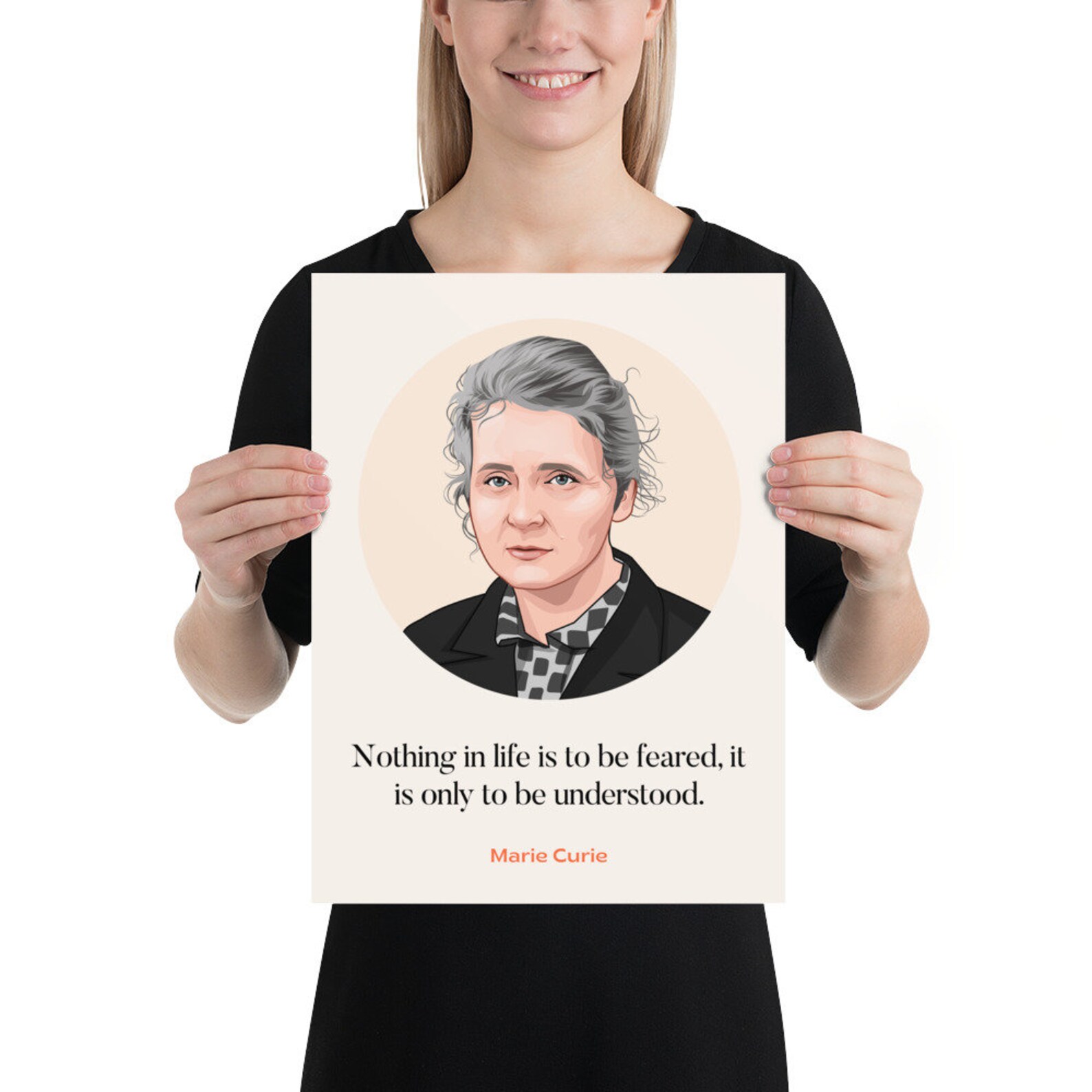 Marie Curie Feminist Science Classroom Poster Feminist Print - Etsy