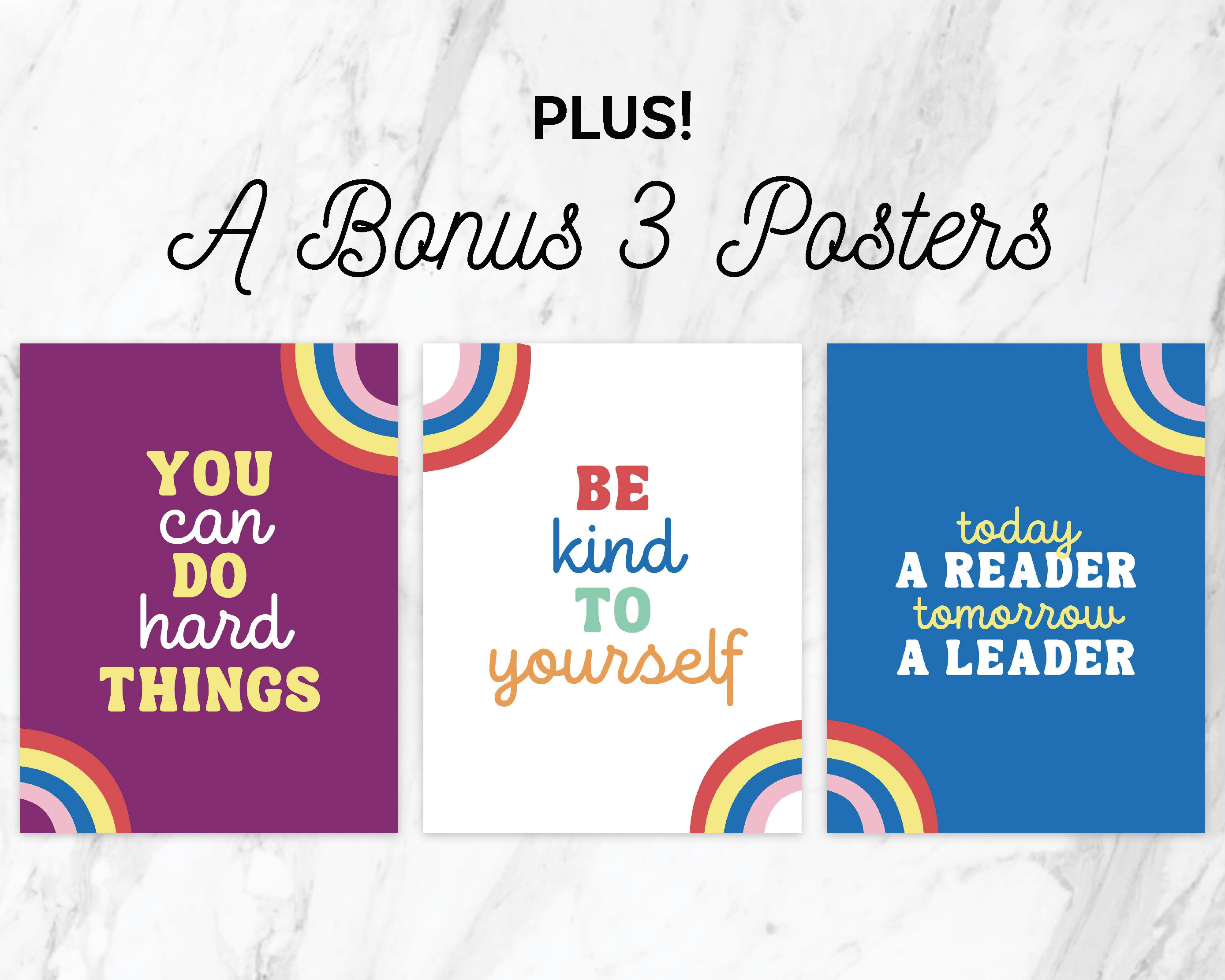 PRINTABLE Classroom Inspirational Wall Art Inspiring Quotes | Etsy