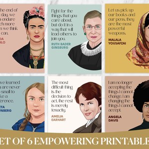 Printable Set of Empowered Women of History Classroom | Etsy