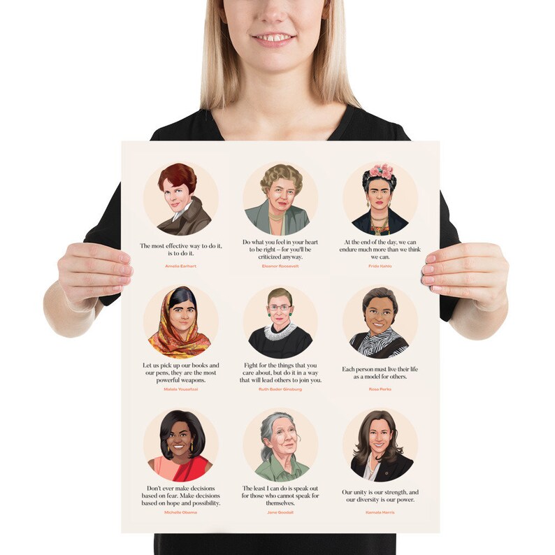 Set of Empowered Women of History Classroom Posters Girl | Etsy