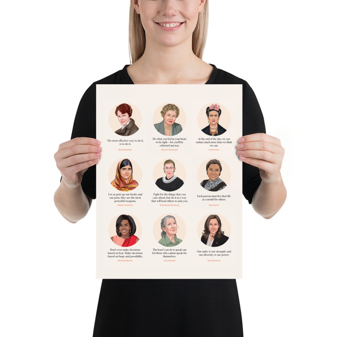 Set of Empowered Women of History Classroom Posters Girl - Etsy