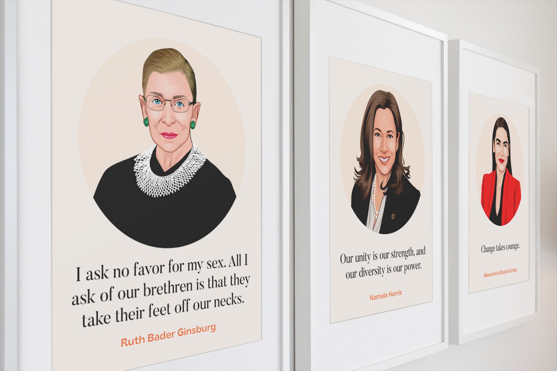 RBG Poster, I Ask No Favor, RBG Art Print, Rbg Wall Art, RBG Gift, Ruth ...