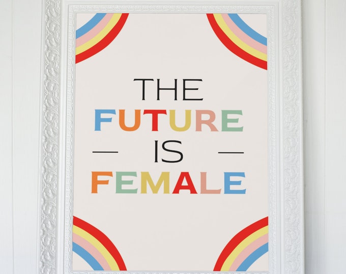 Rainbow Affirmations Poster for Kids Nursery Wall Art - Etsy