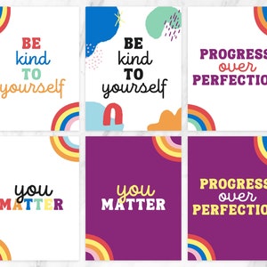 PRINTABLE Speech Therapy Rainbow Wall Art, Digital Download SLP Decor ...
