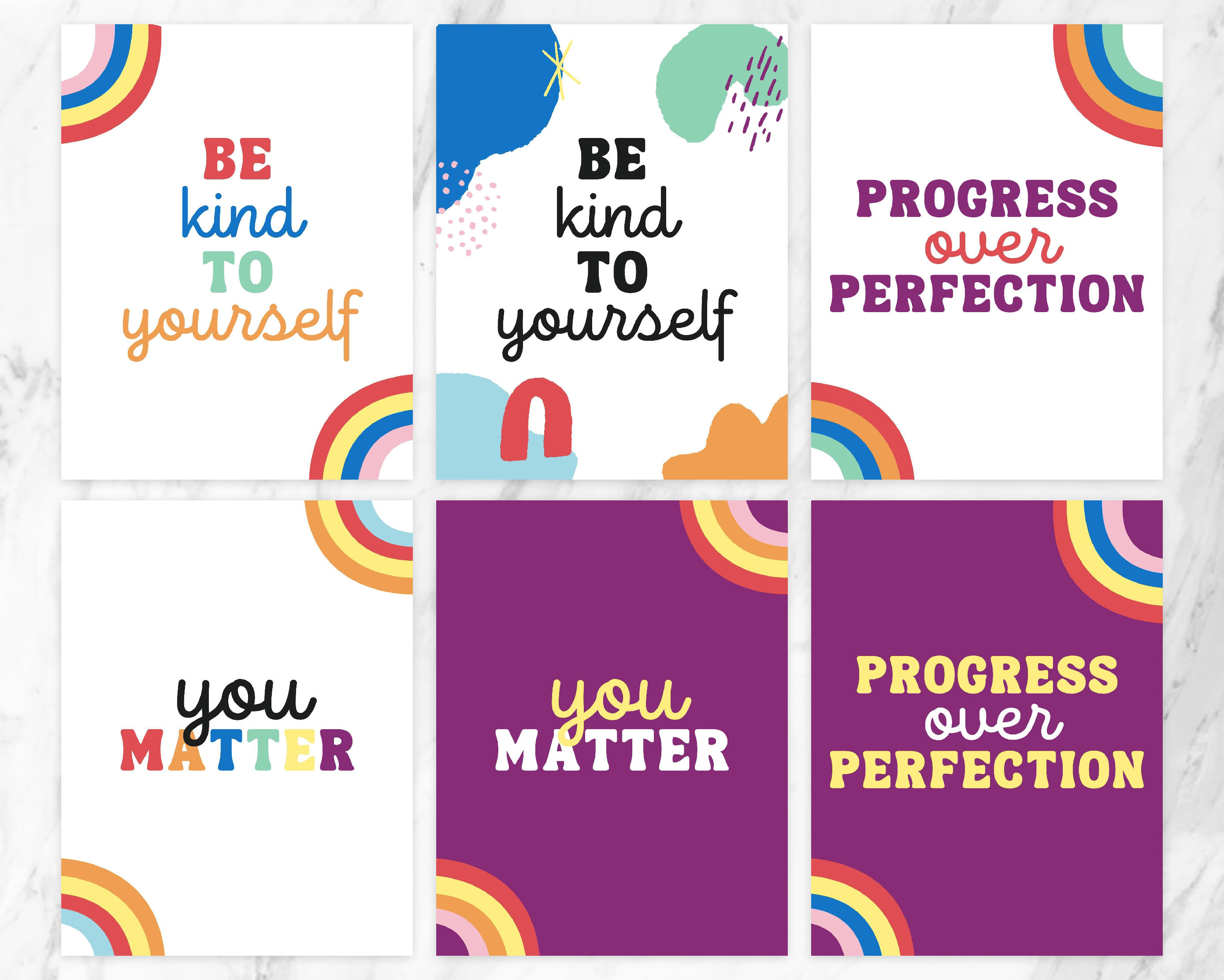 PRINTABLE Speech Therapy Rainbow Wall Art Digital Download | Etsy