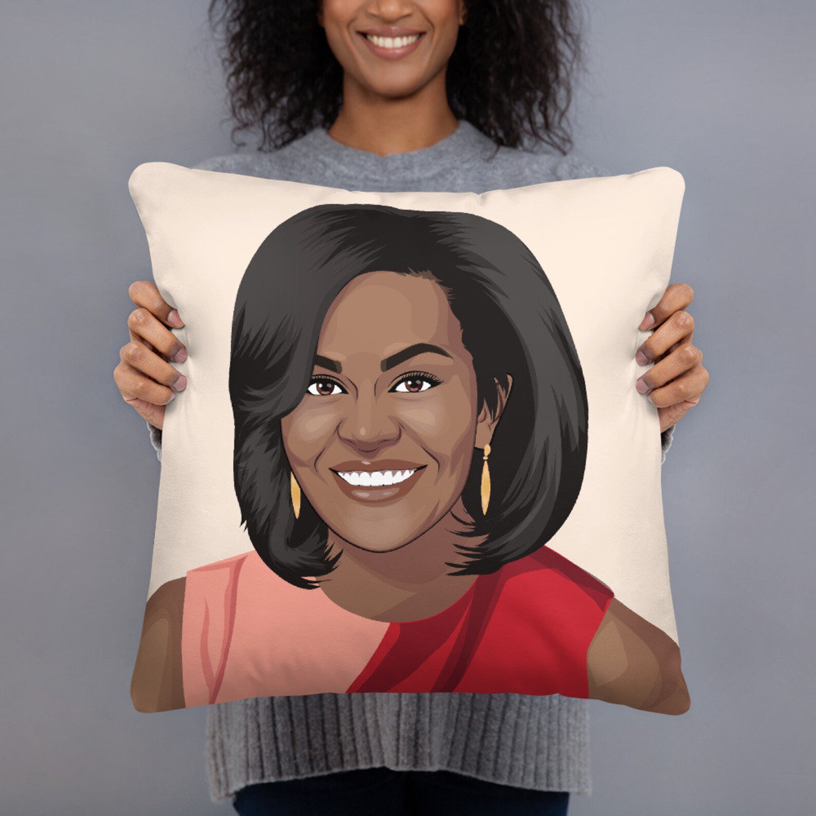Michelle Obama Quote Pillow, Black History Month Pillow, Strong Black ...