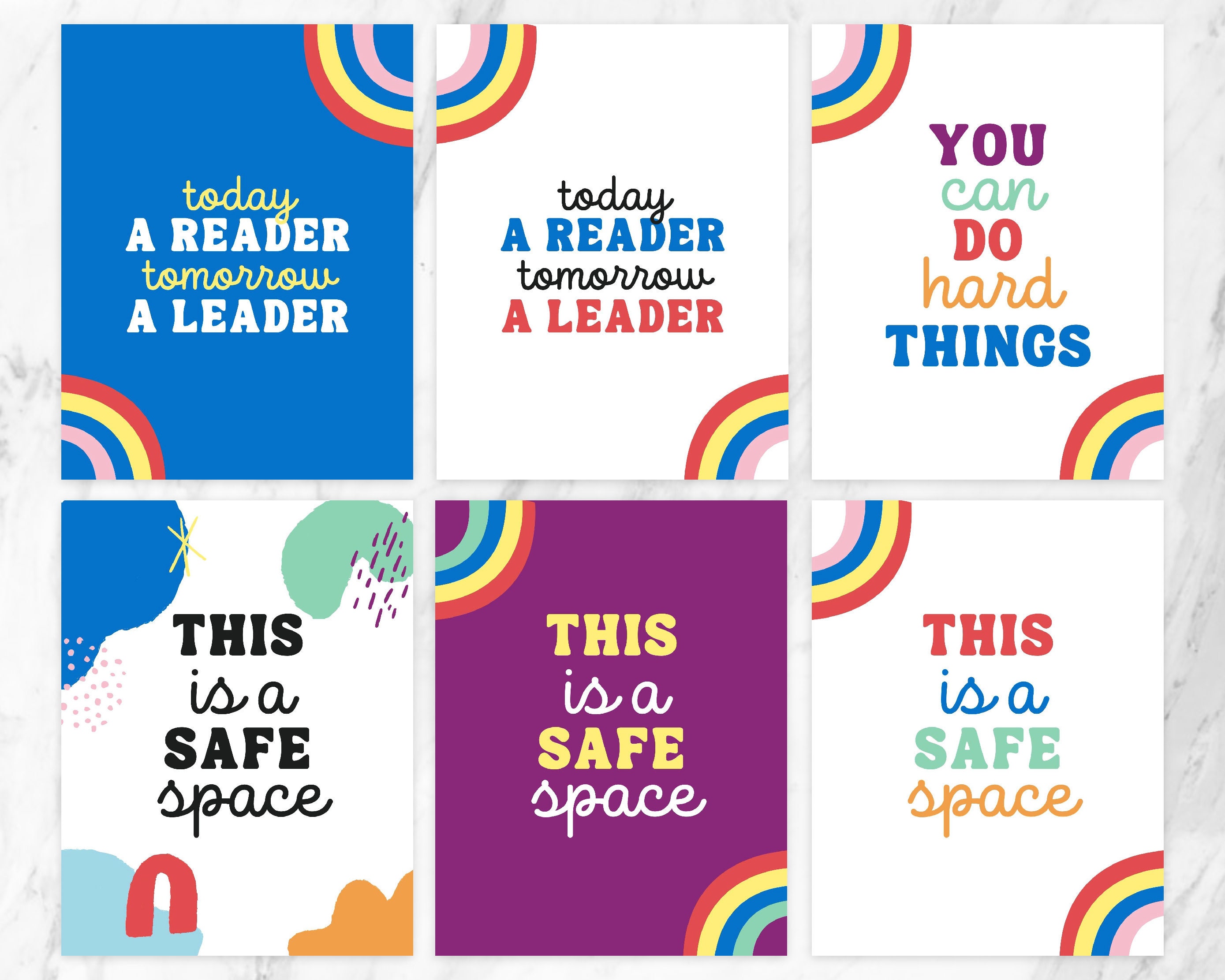 PRINTABLE Speech Therapy Rainbow Wall Art Digital Download | Etsy