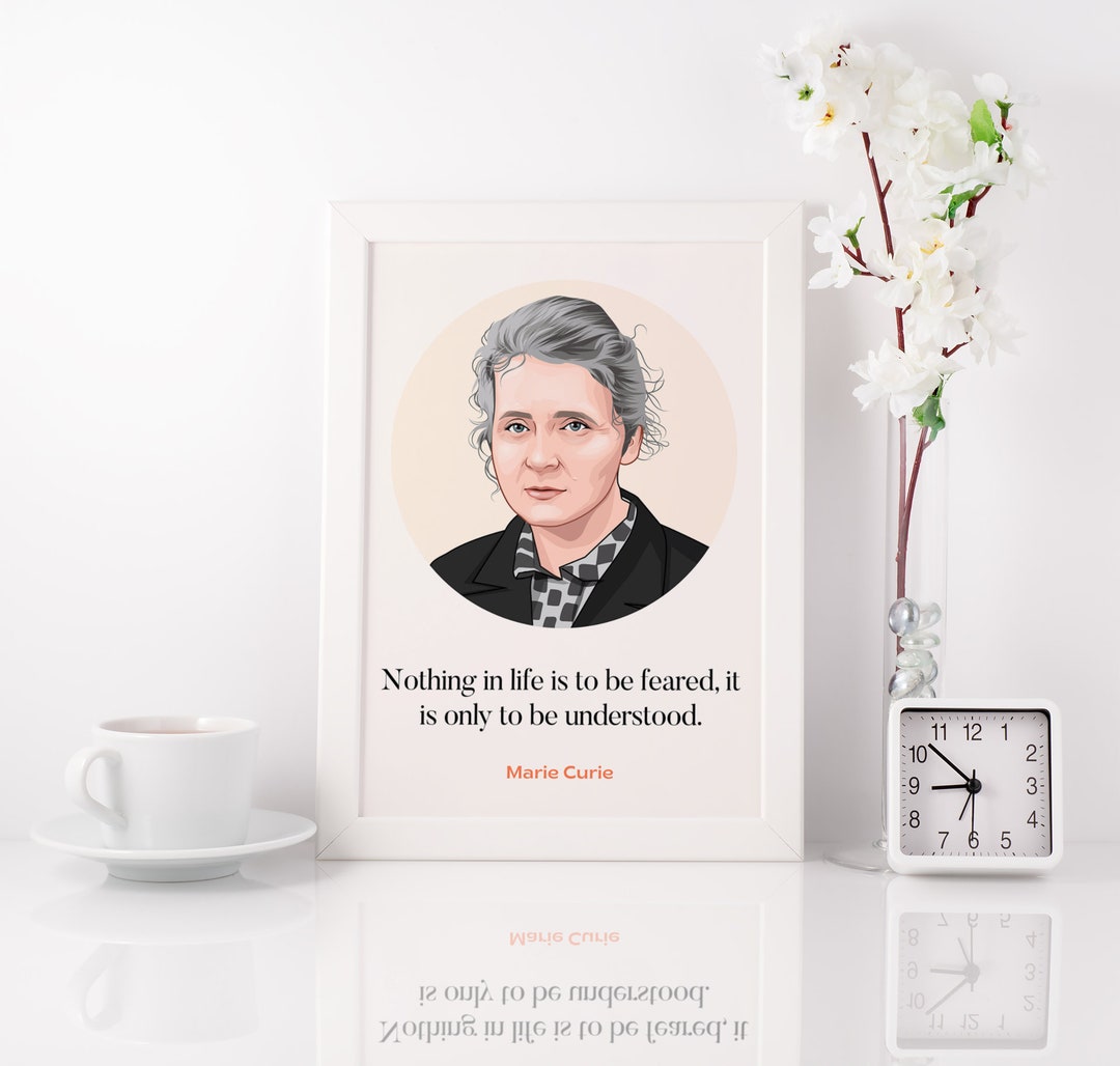 Marie Curie Feminist Science Classroom Poster Feminist Print - Etsy