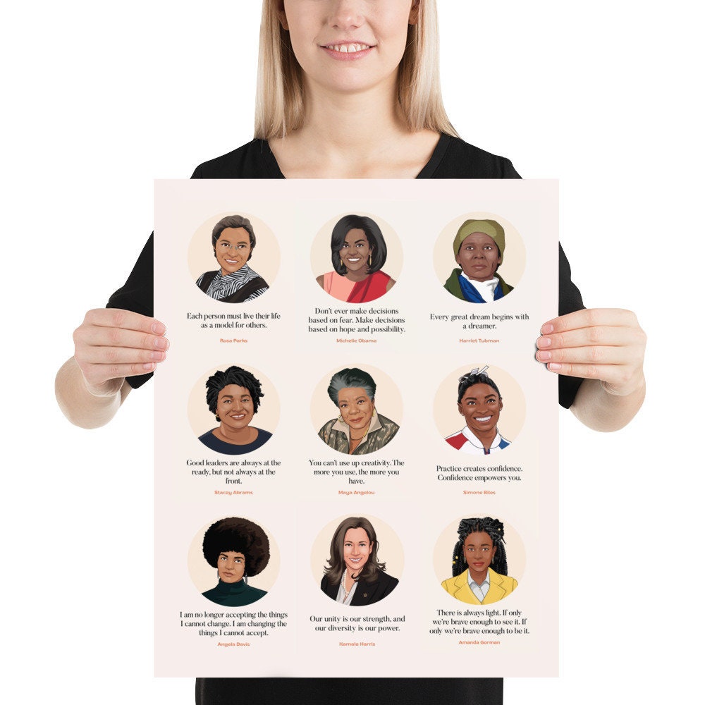 Black History Month Poster Black Pride Print Black Women - Etsy