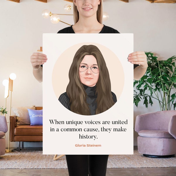 Gloria Steinem Poster - Etsy
