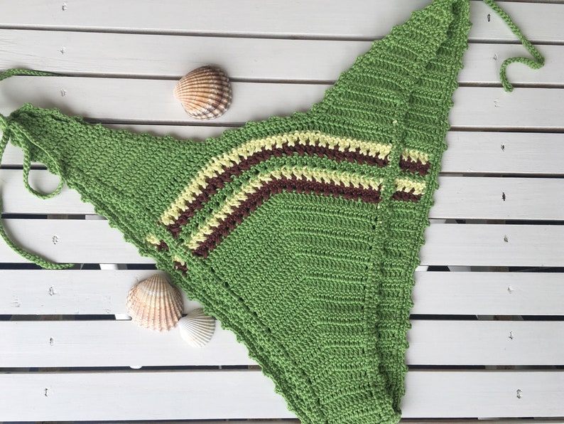 High Hip Crochet Bikini Sexy Crochet Bikini Brazilian High Hip Bikini ...