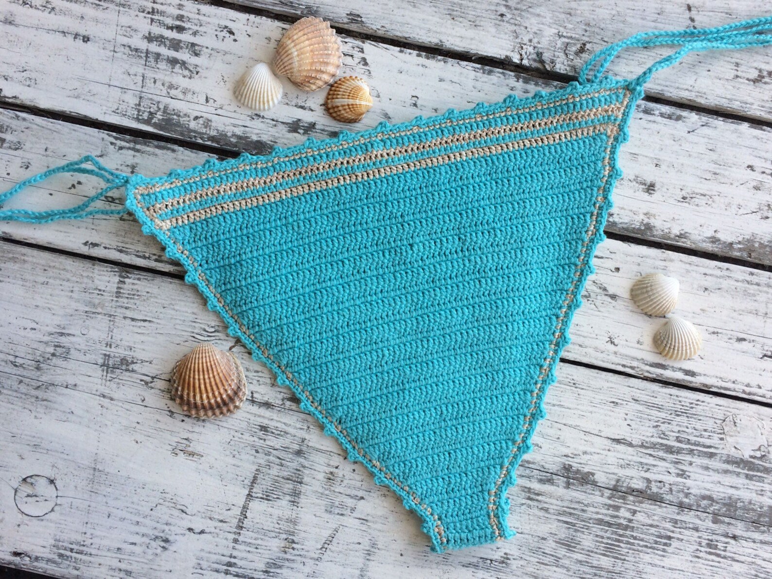 Crochet Bikini Set...triangle Bikini | Etsy