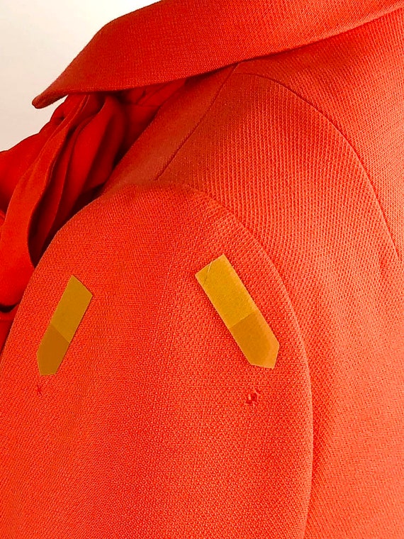 Bert Geiger Very Rare! MOD 1960s Orange Dress with Ma… - Gem