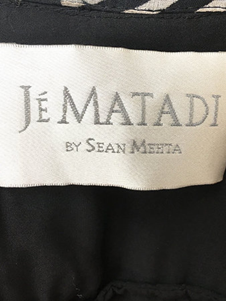 Je Metadi by Sean Mehta Hand and Heavily Beaded Black White - Etsy