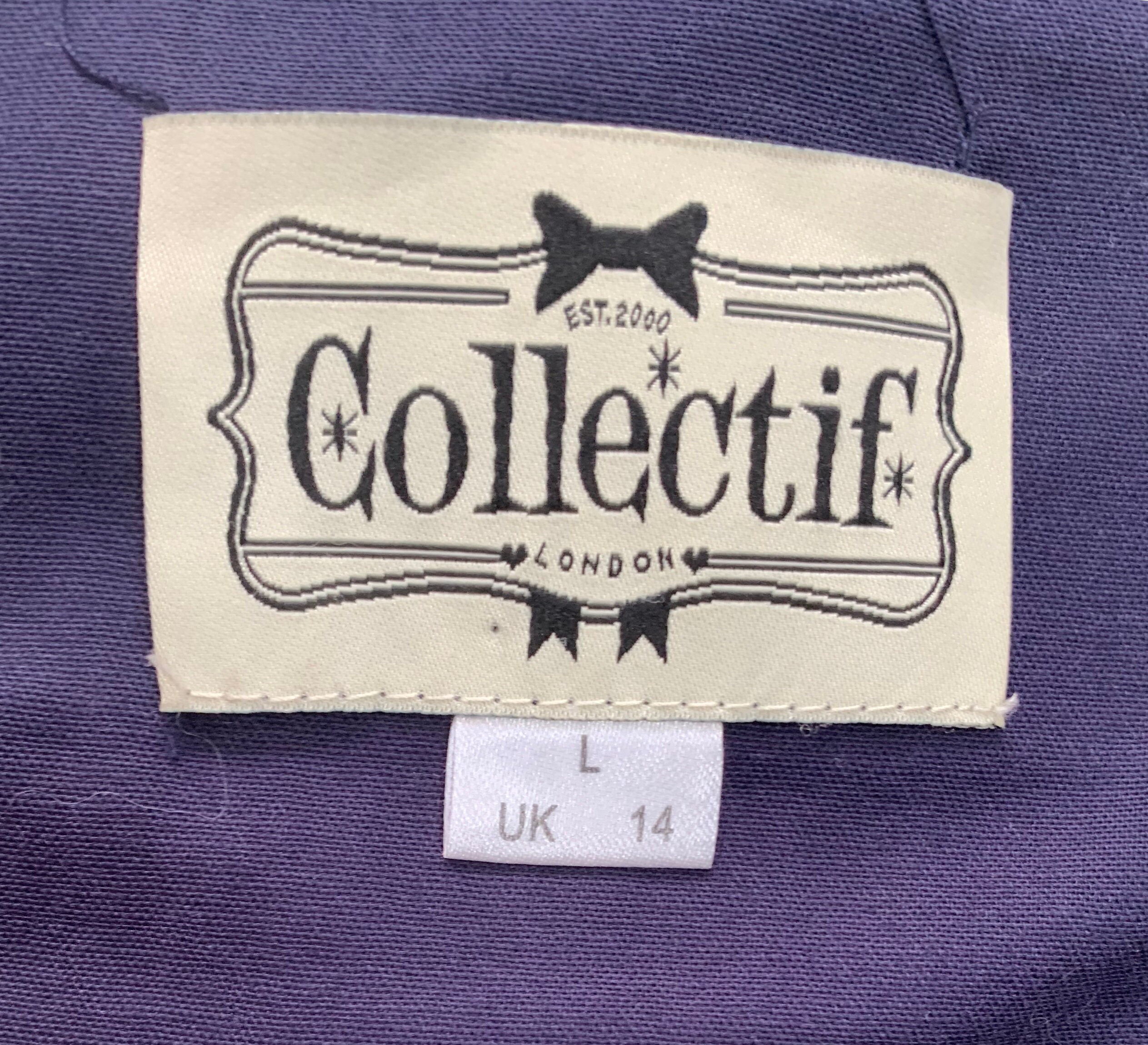 Collectif London Vintage Navy and White Fit and Flare Sailor Nautical ...