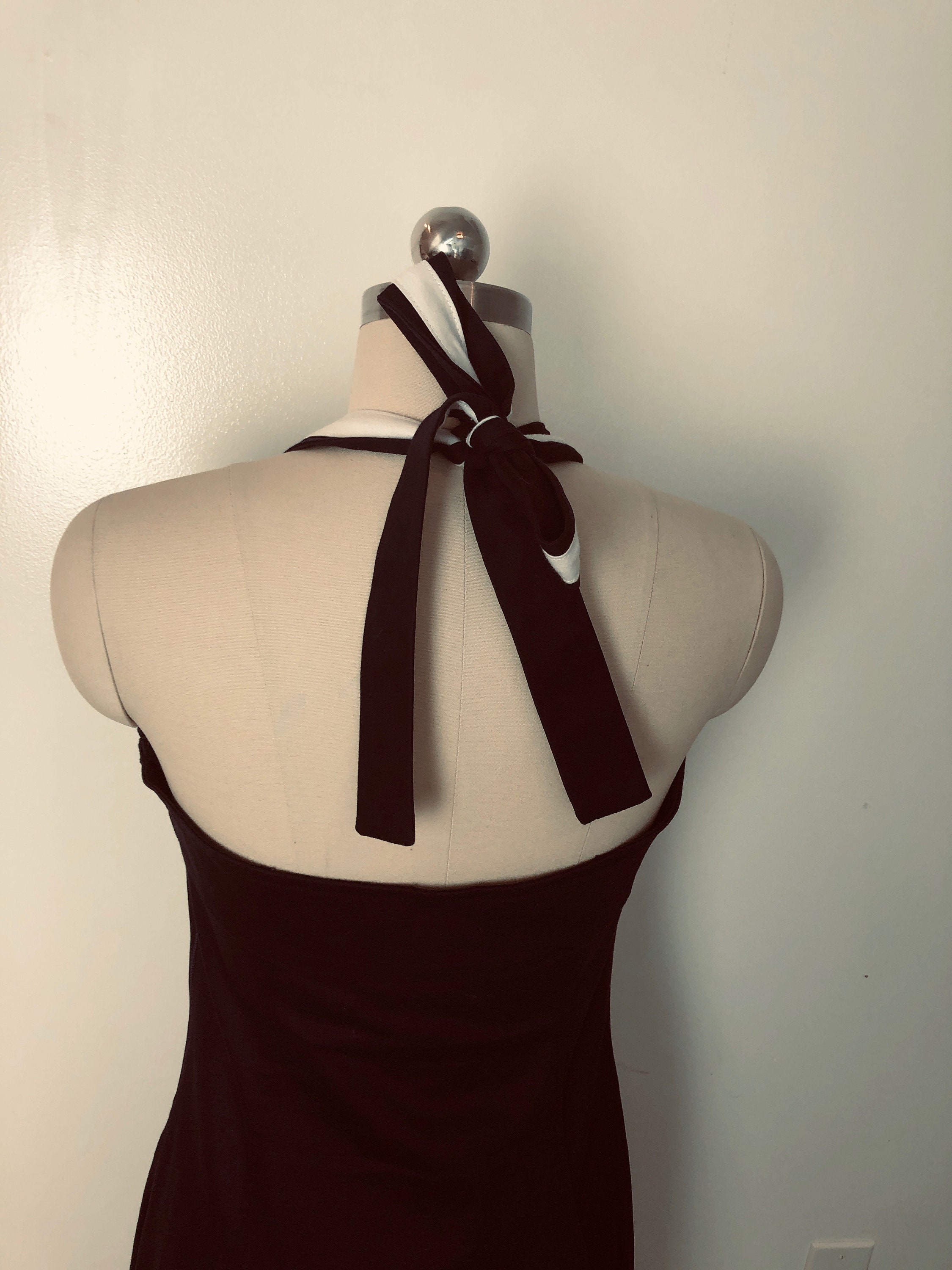 Collectif London Vintage Navy and White Fit and Flare Sailor Nautical ...