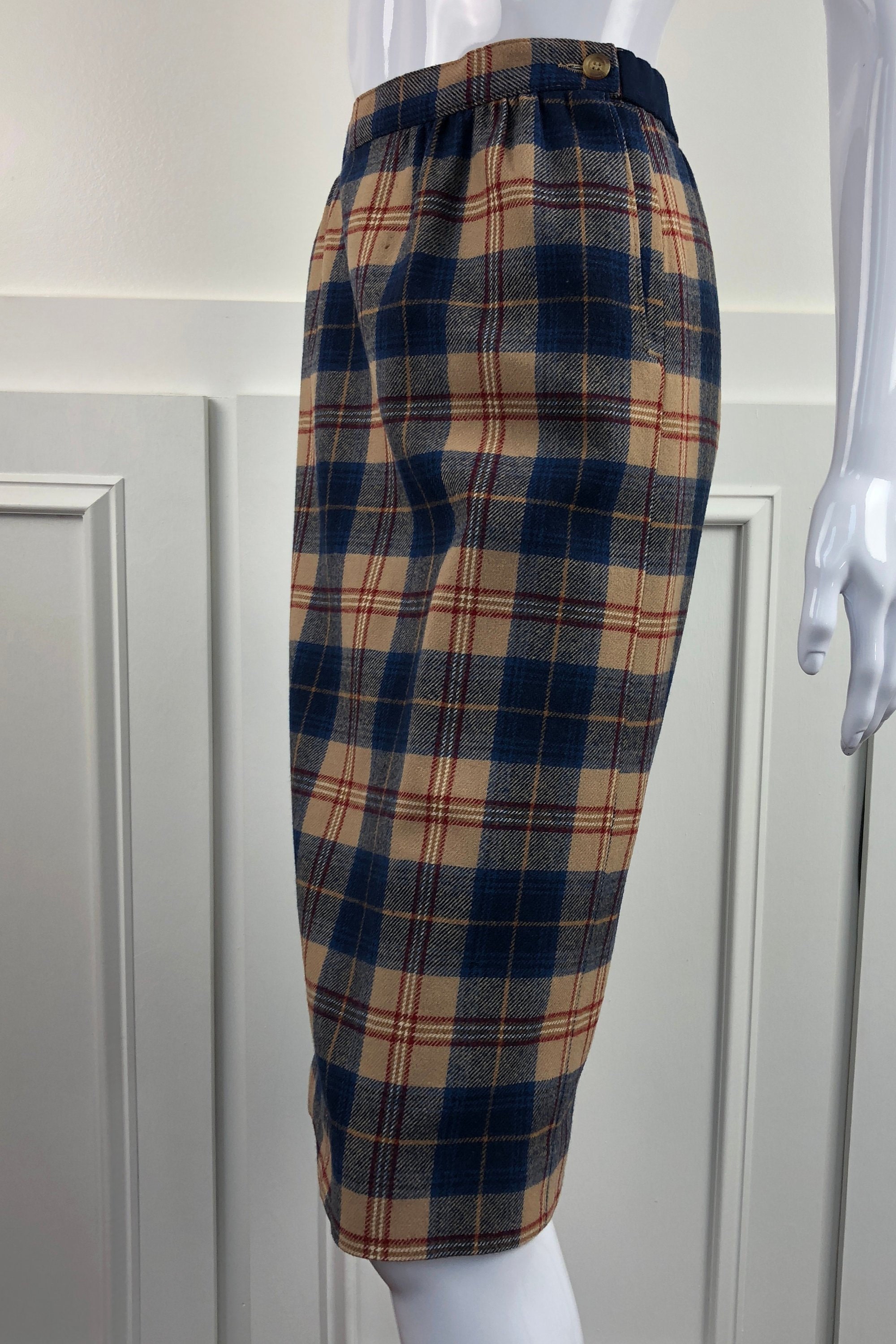 Authentic Pendleton Cailean Tartan 1970s Plaid wool Skirt Suit Size US ...
